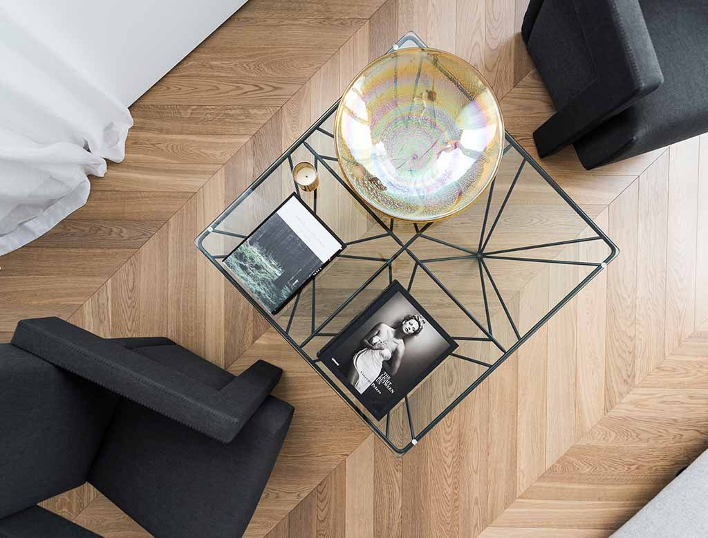 Kalasabaparkett, chevron, tammelaud Frevini Studio - Vivarec OÜ